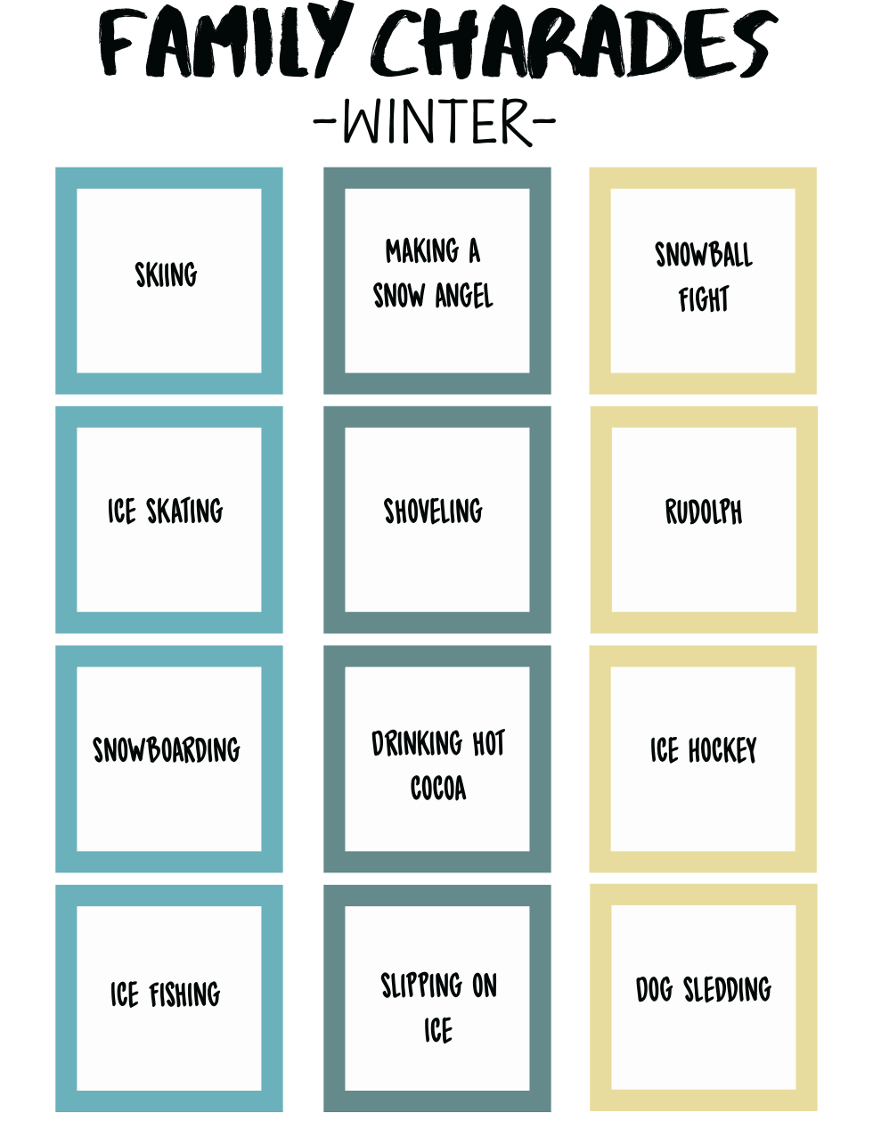 150+ Family Charades Ideas That Will Leave You Laughing Uncontrollably