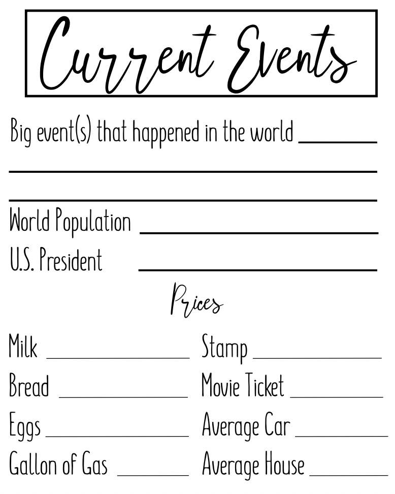 How To Create An Epic Family Time Capsule Your Future Self Will Thank ...