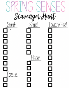 5 Insanely Fun Printable Spring Scavenger Hunt Your Kids Will Have A ...