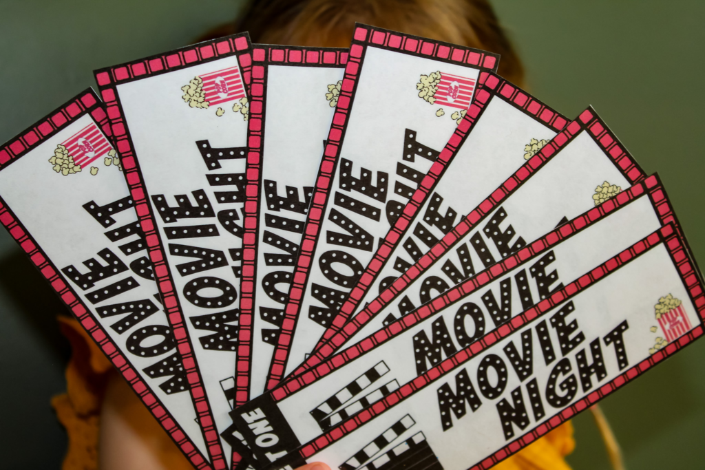 FREE Printable Movie Night Tickets For Your Next Family Movie Night