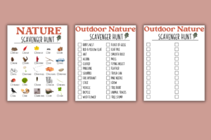 FREE Outdoor Nature Scavenger Hunt Printable For Families
