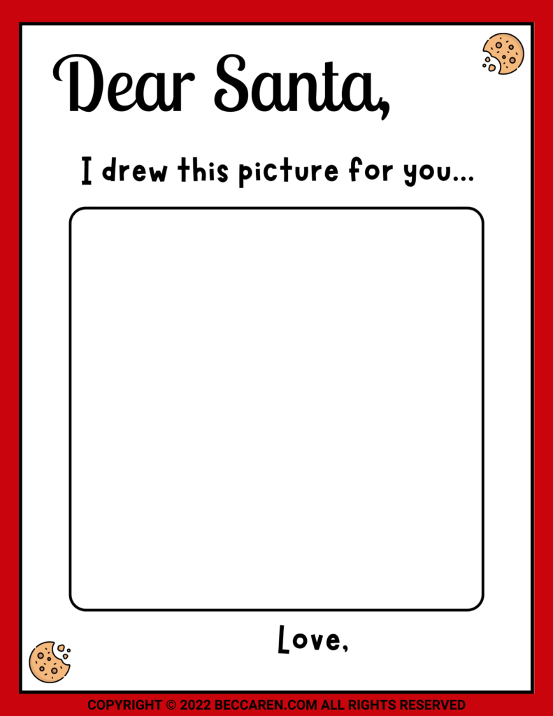 5 Adorable Free Printable Letters To Santa Claus