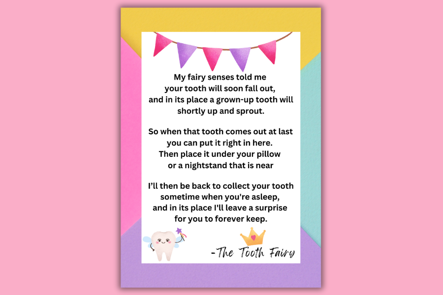Genius Tooth Fairy Note To Use BEFORE A Child Loses Their First Tooth